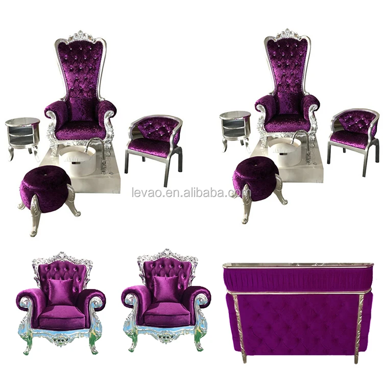 Purple Queen Pedicure Spa Chair Luxury Spa Pedicure Chair| Alibaba.com
