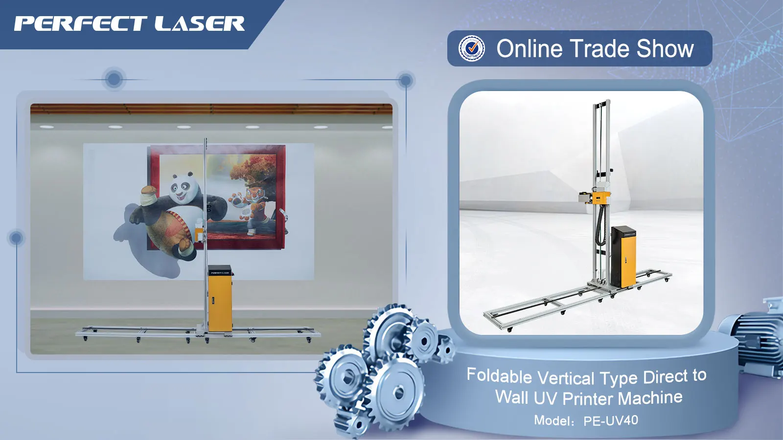 A Large-format Automatic 3d Uv Vertical Inkjet Wall Painting Printer ...