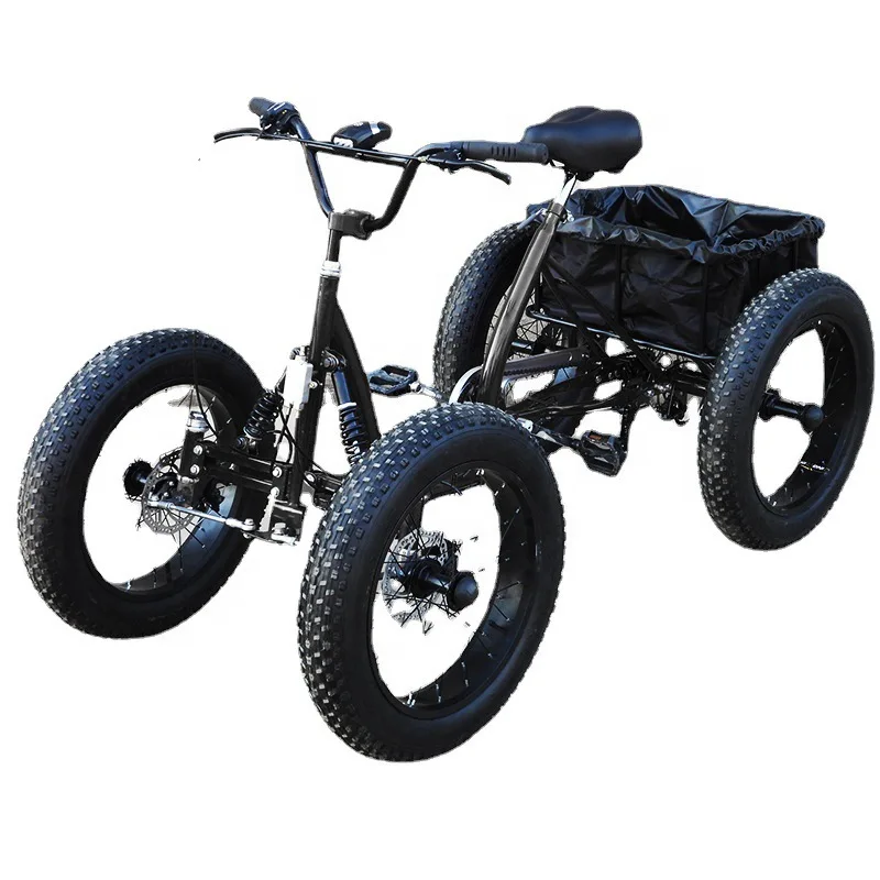 Four-wheel Bicycle with Aluminum Fork for off-Road Riding