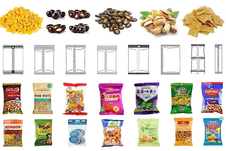 Multifunction Puffed Food Fried Potato Chips French Fries Packaging ...