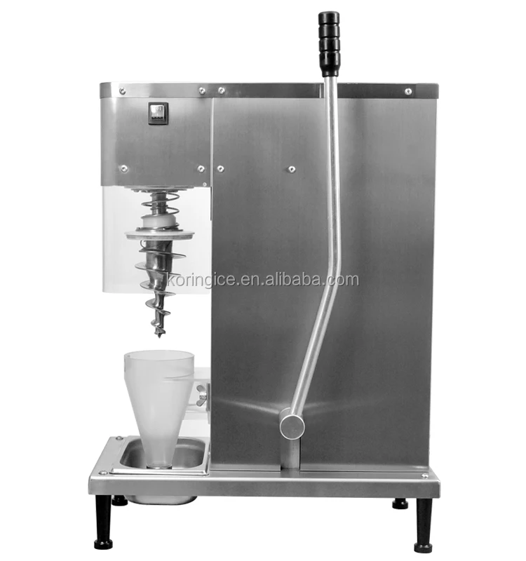 Swirl Drill Ice Cream Mixer/gelato Frozen Yogurt Real Fruits Ice Cream ...