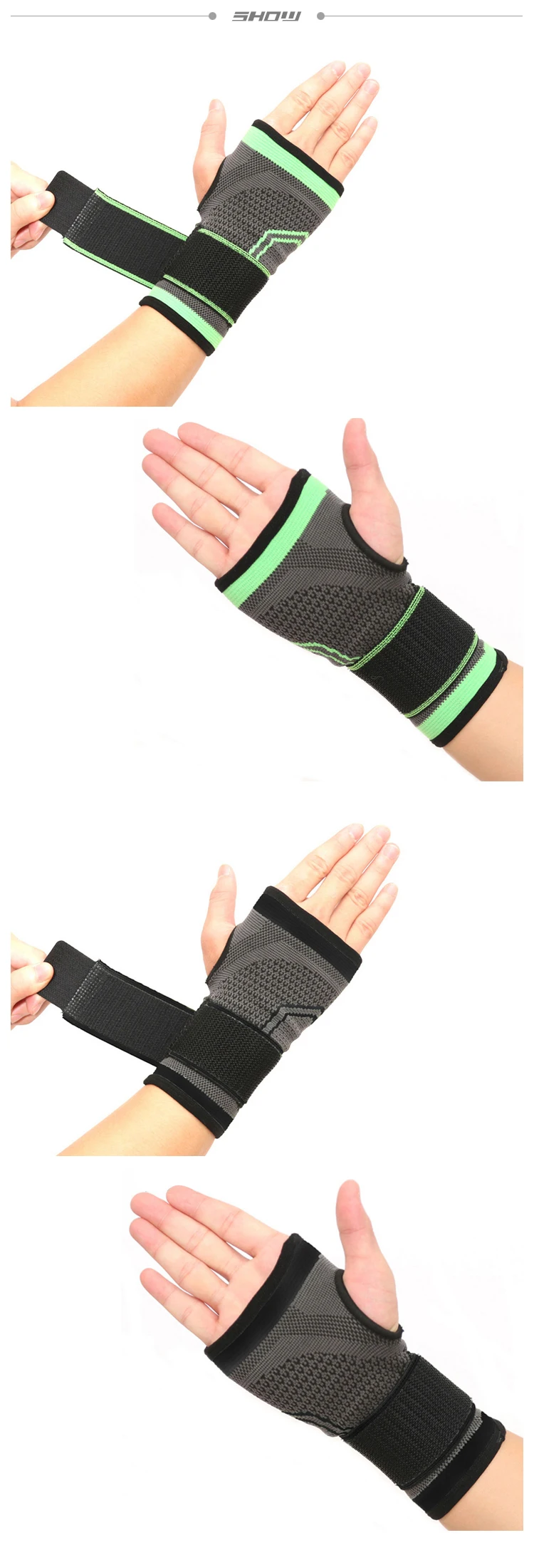 Aolikes Sports Wrist Joint Sprain Fixed Strap Brace Protection Hand ...