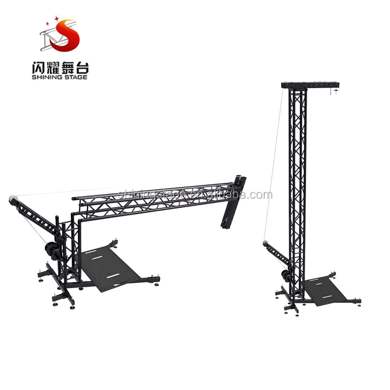 Aluminum Portable Audio Line Array Lifting Tower Speakers