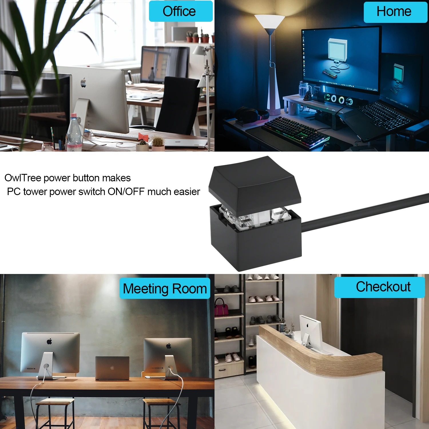 Netzschalter PC - Durable Power Button for Desktops