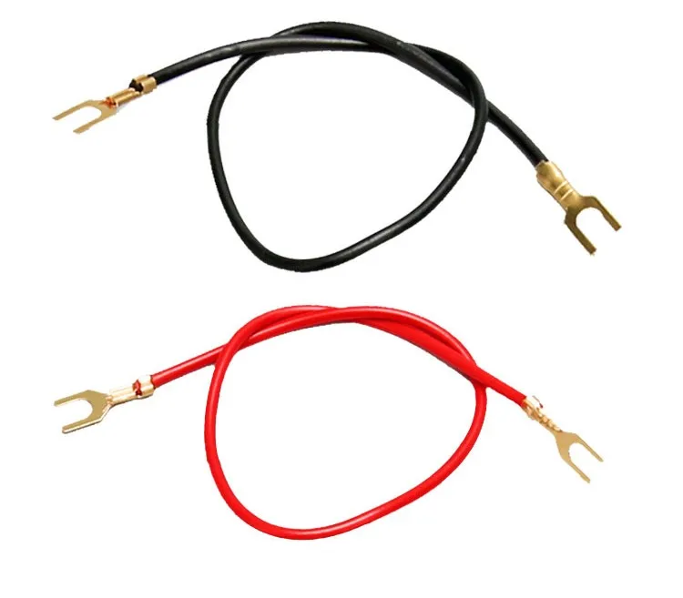 Small Two-Pronged U-Fork Wire - All-Copper U-connector