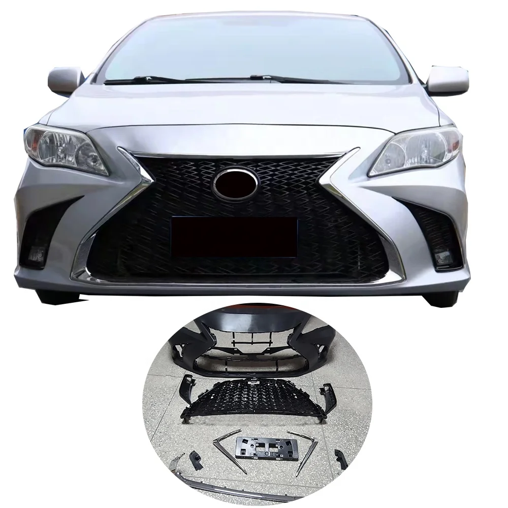 Carbodykit For 2010-2013 Toyota Corolla To Lexus Es Front Bumper Car ...