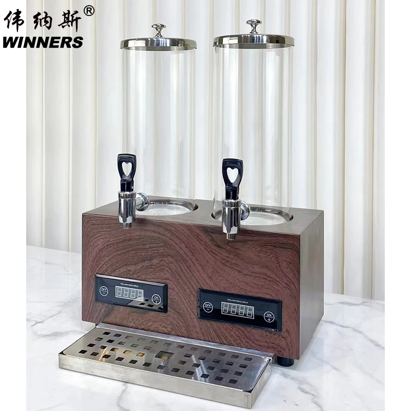 WINNERS Buffet 6L Glass Double Tank Drink Container Milk Coffee ...