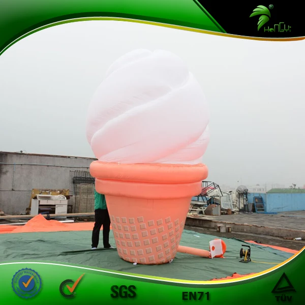 Giant Inflatable Ice Cream Cone Realistic Inflatable Food Air Model ...