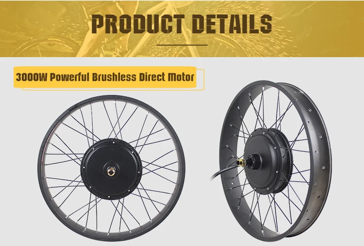 Big Power Ebike Conversion Kit - 60v 72v 3kw 3000 Watt