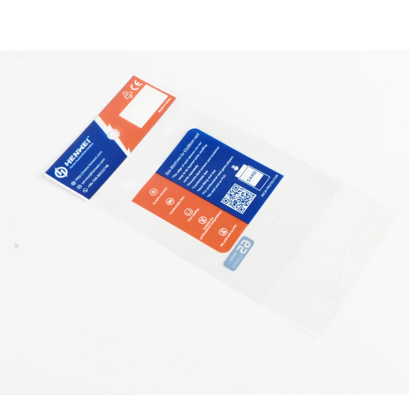 Comic Bags Plastic Header Bag Transparent Opp Self Adhesive Header Bag ...
