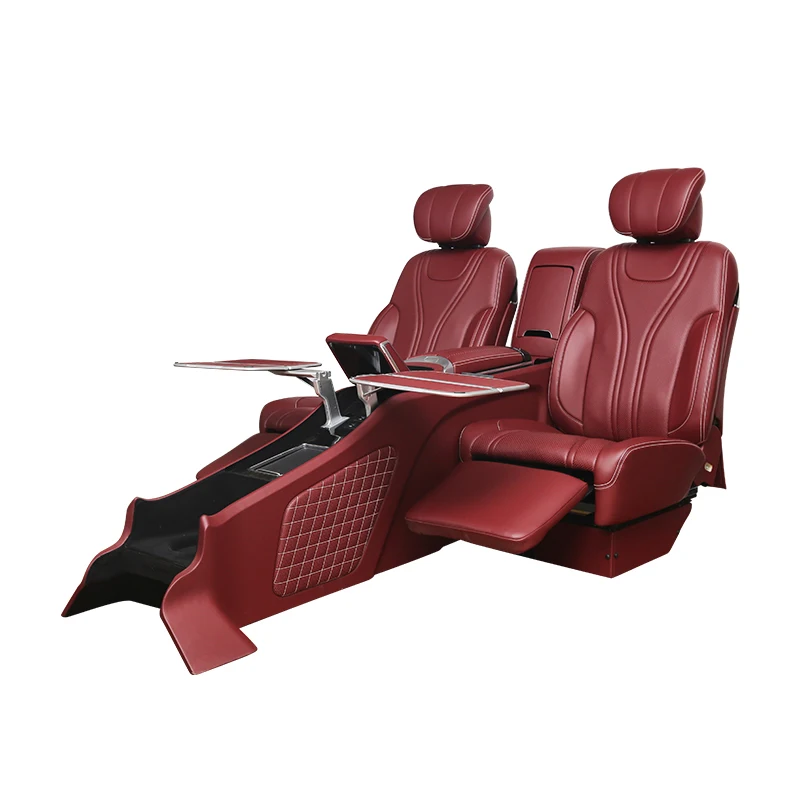 Limousine Van Accessories Rear Seats With Console Armrest Touch Screen ...