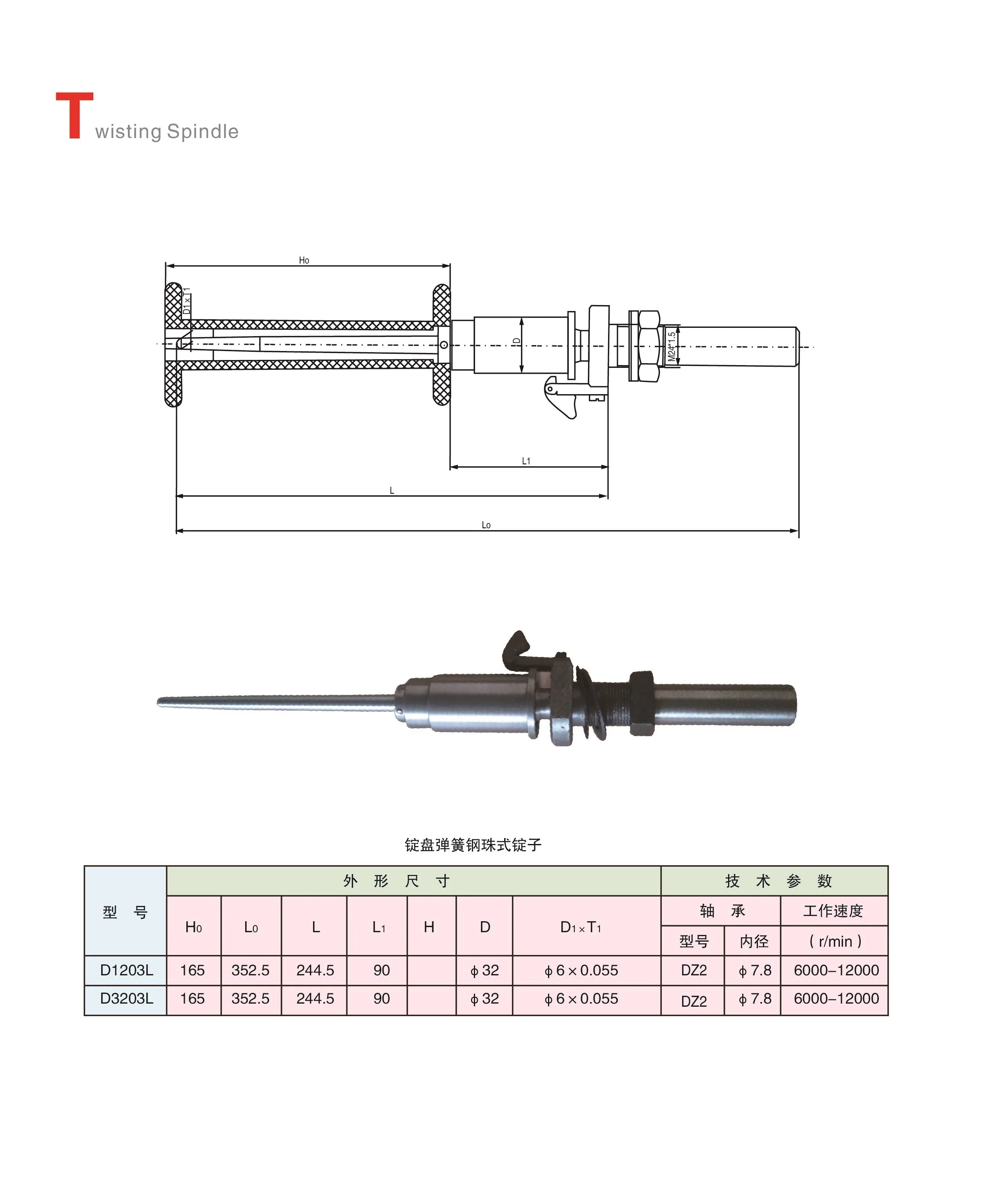 Best Quality Aluminium Spindle for Compact Spinning