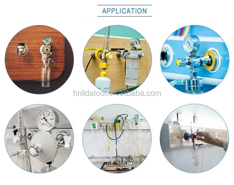 SR0170M Wall Mounted Medical Oxygen Regulator Flowmeter