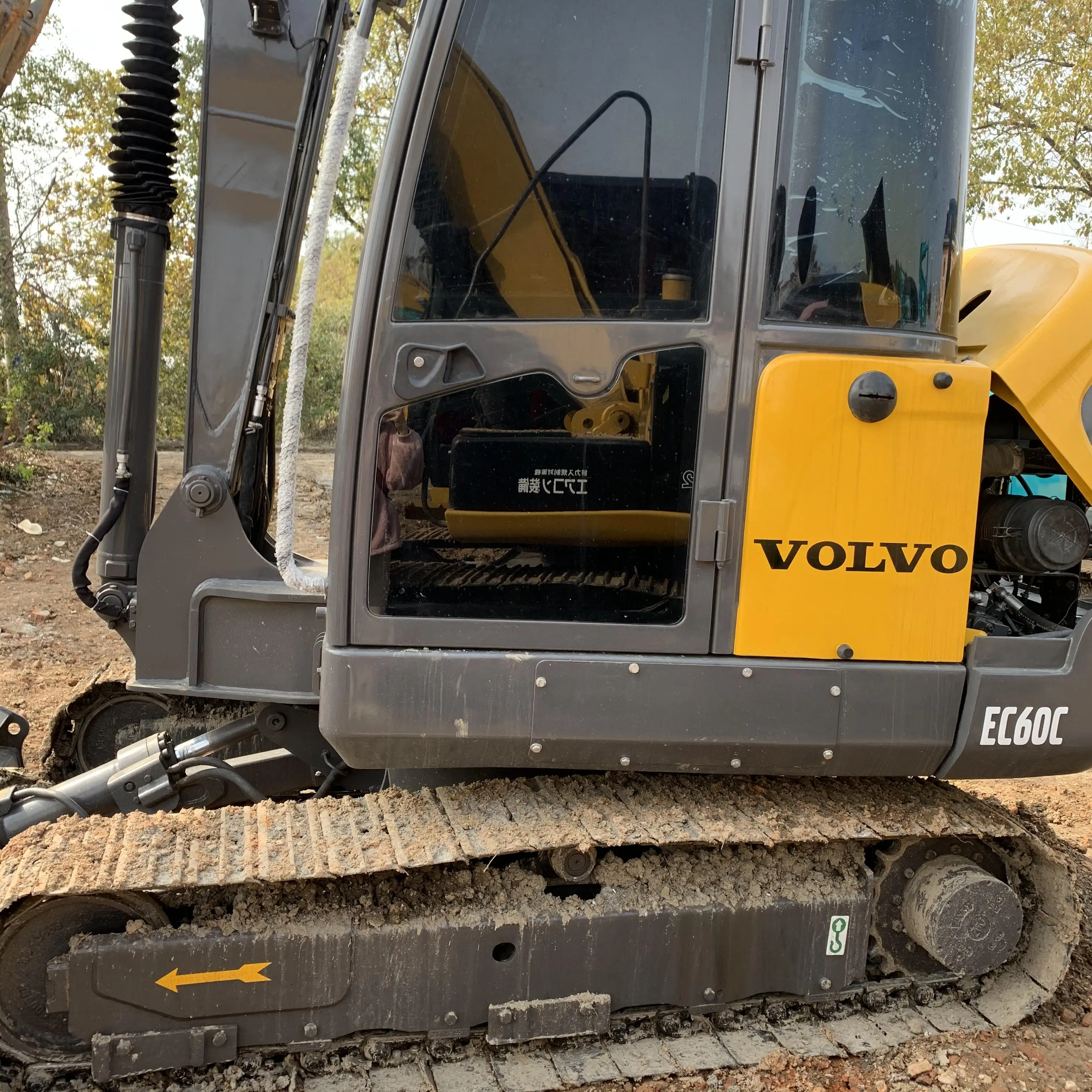 Original Korea Volvo Ec60c Used Excavator For Sale Ec60 Second Hand 6 Ton Mini Hydraulic Crawer ...