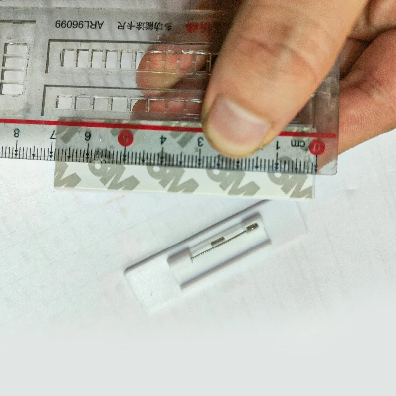Enhance Security & Visibility with White Plastic Safety Bar Pin for ID ...
