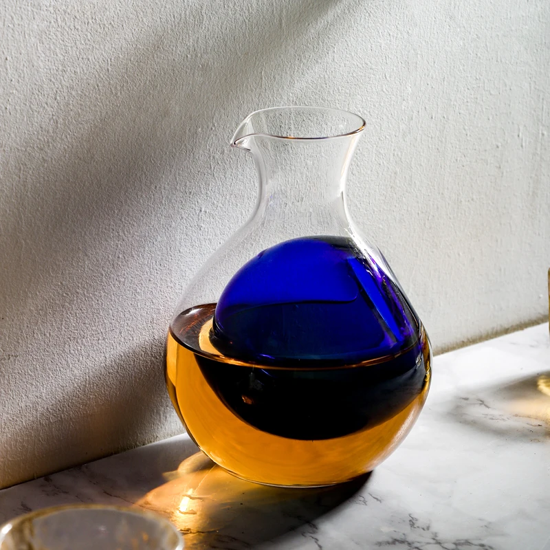 Ice Cold Sake Chilled Server Japanese Cold Sake Glass Decanter Bottle ...