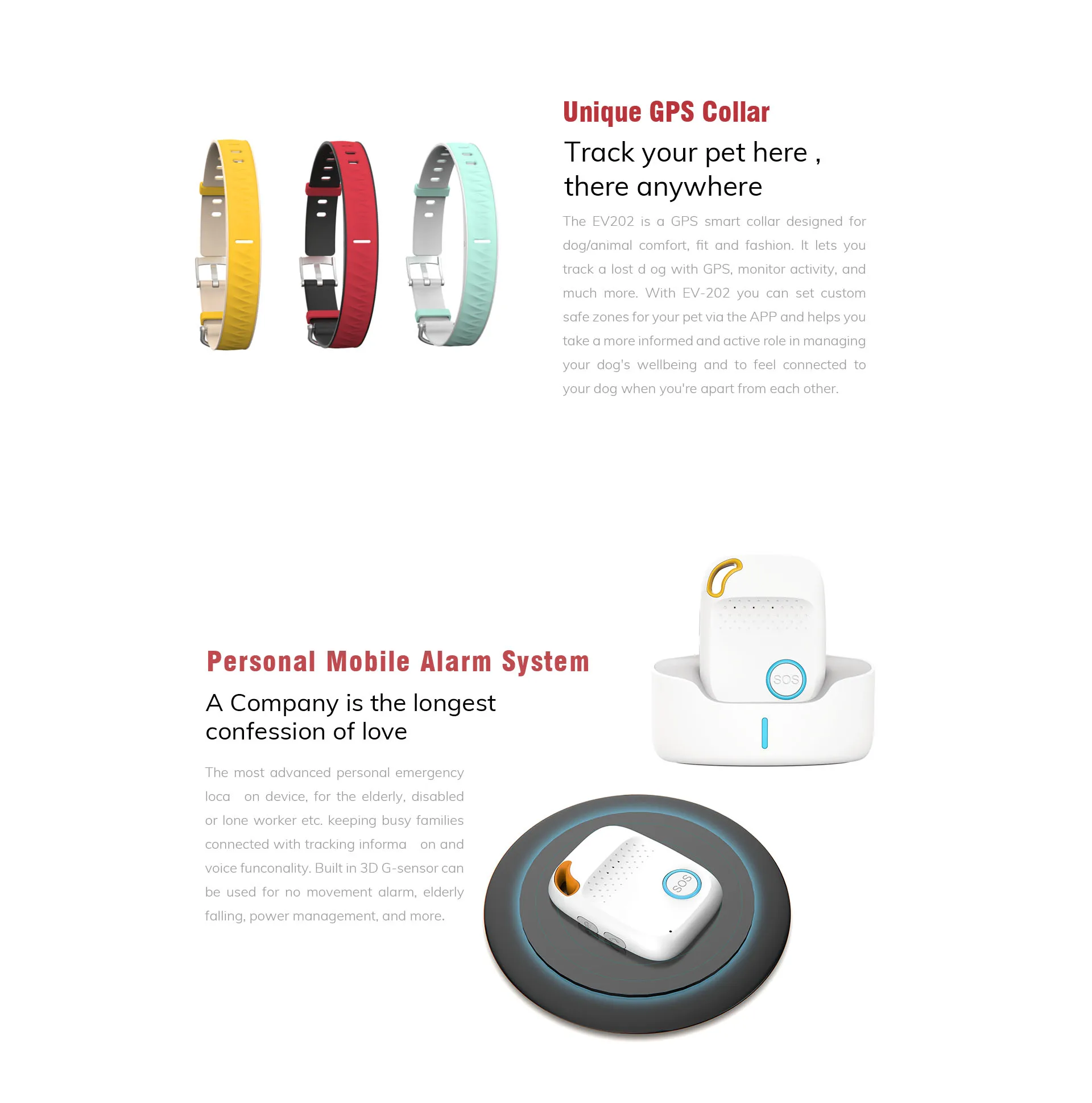 Shenzhen Eview GPS Technology - Personal Emergency Mobile Alarm Device, Pet GPS Tracker