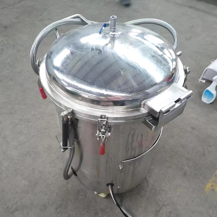 Small Vacuum Cooking Oil Filter Machine Filtering Machine Frying Oil ...