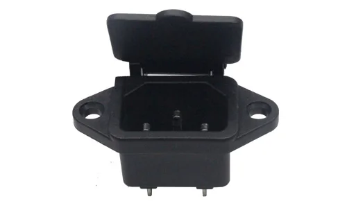 Waterproof 250V 15A Panel Mounting IEC320 C14 Power Socket