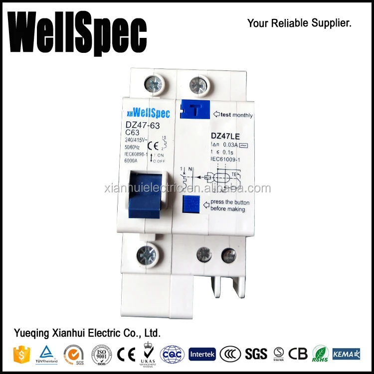 Nader Mcb Mini Circuit Breaker For Overload & Short Circuit Protection, Oem