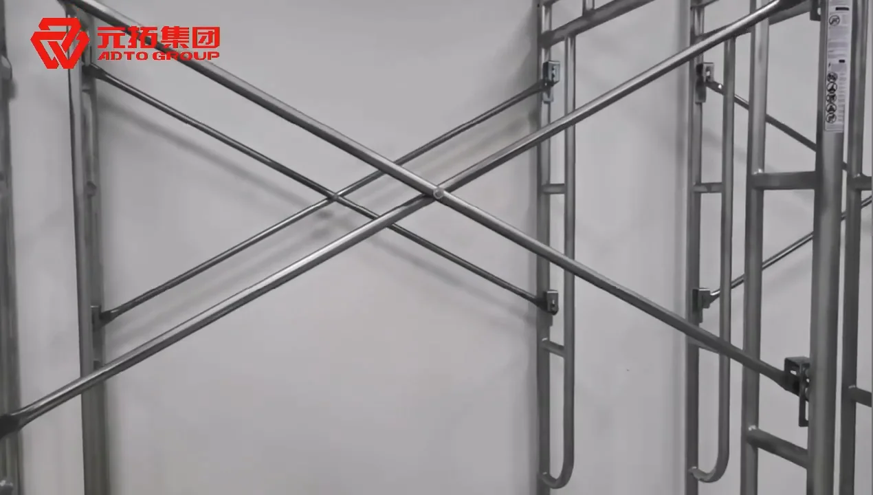 Galvanized Steel Diagonal Cross Brace For Frame Scaffolding - Buy Frame ...