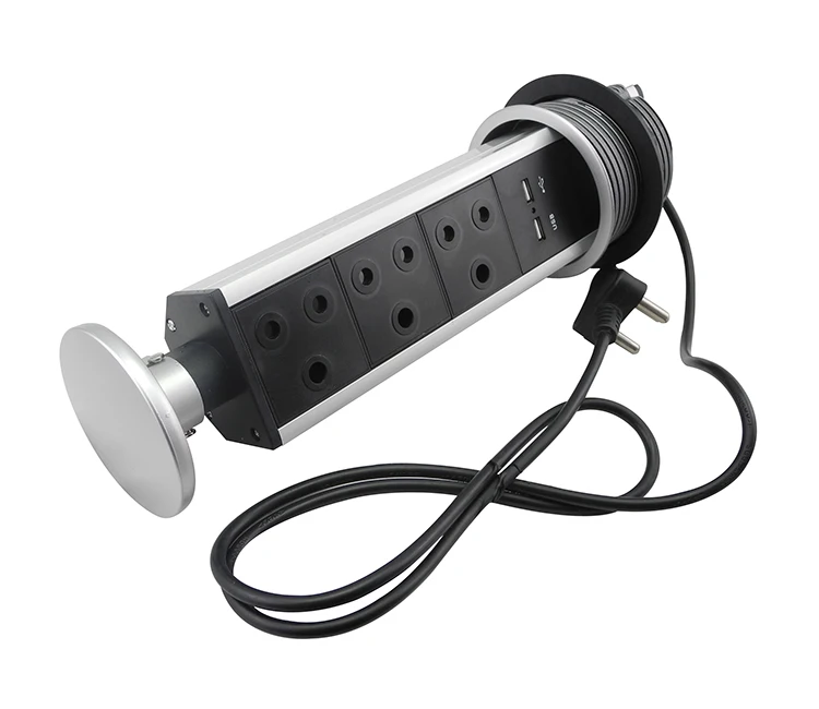 South Africa Round 3 Pin Power Plug Kitchen Pop Up Socket / Pop Up ...