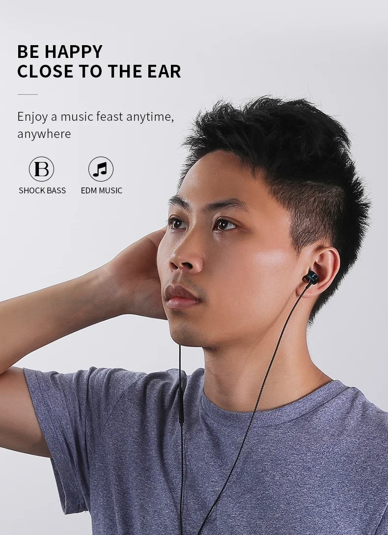 3.5mm Durable Miniature Elite Audiophile Earbuds Stereo Headsets Wired ...