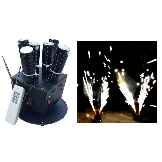 Cold Pyro Remote Control Rotating Firing Systems for Weddings