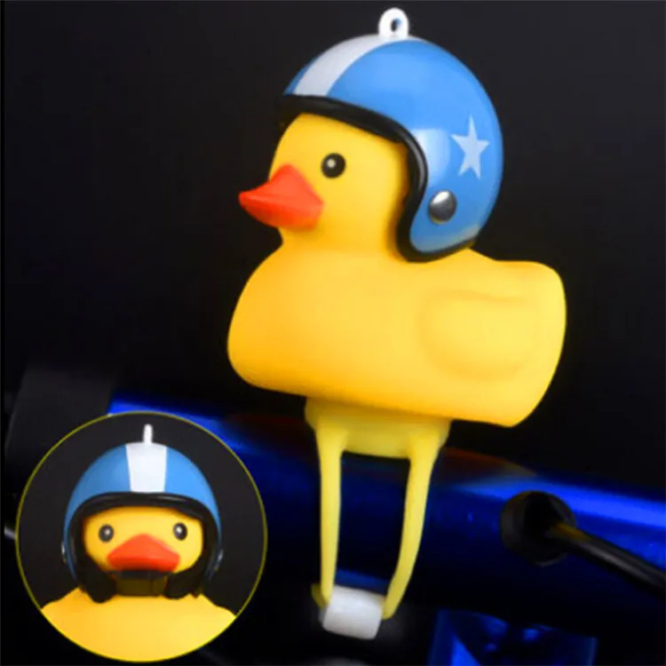 Bicycle Duck Bell With Light Cute Duck Handlebar Bell Light Horn Lamp ...