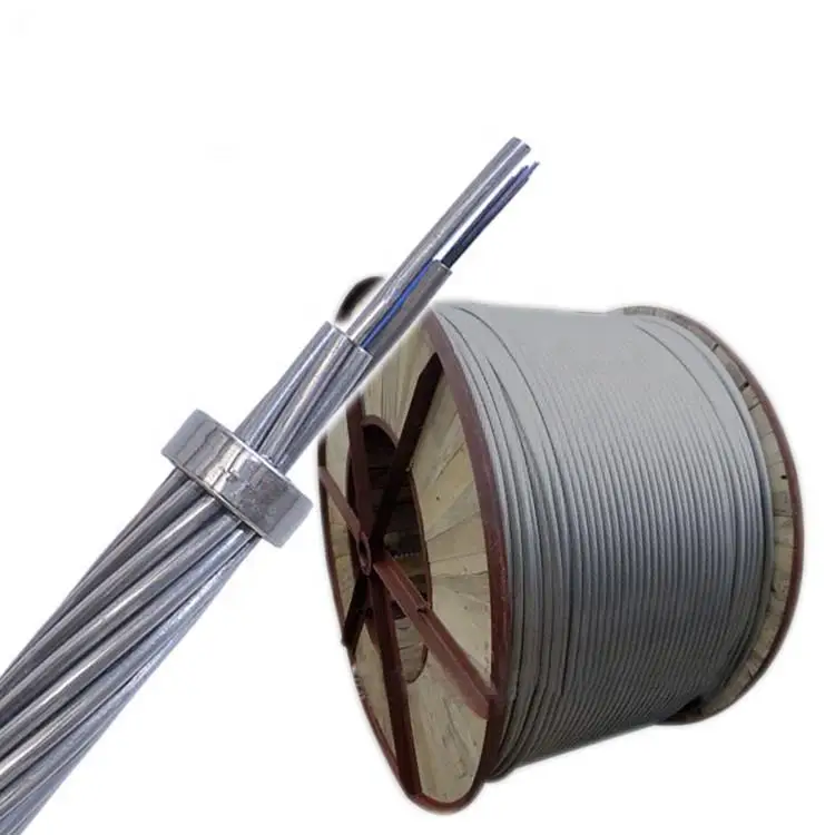 Outdoor Aerial Cable Opgw Ground Wire Composite Ground Wire Opgw Cable 12 24 48 96 144 Core ...
