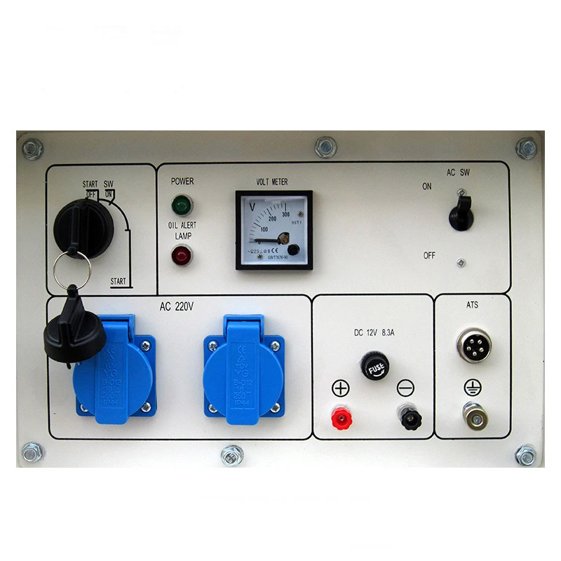 6kw Single Phase Diesel Generator Dg8500se - Buy 6kw Single Phase ...