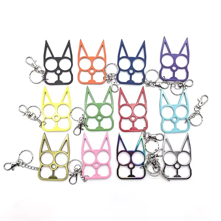 Cartoon Cat Key Chain - Multi Colors & Functional Design