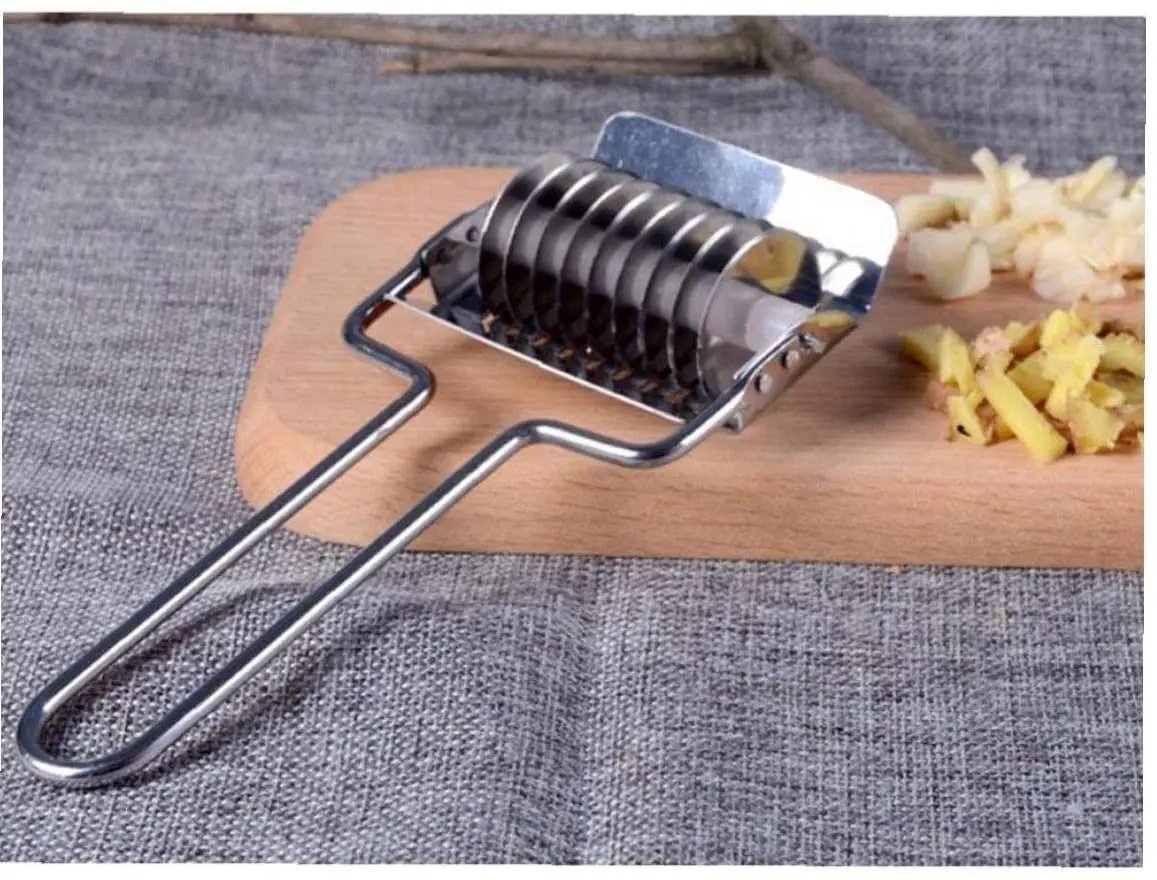 Stainless Steel Noodle Cutter Lattice Roller Dough Cutter Pasta Manual ...