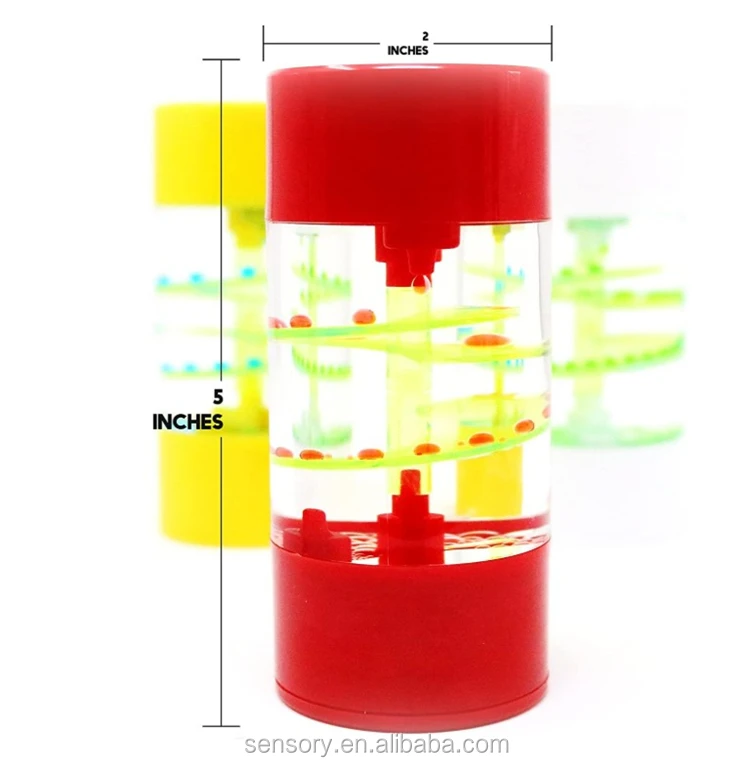 Colorful Liquid Oil Timer File Sensory Fidget Toys for Autism Kids Calming
