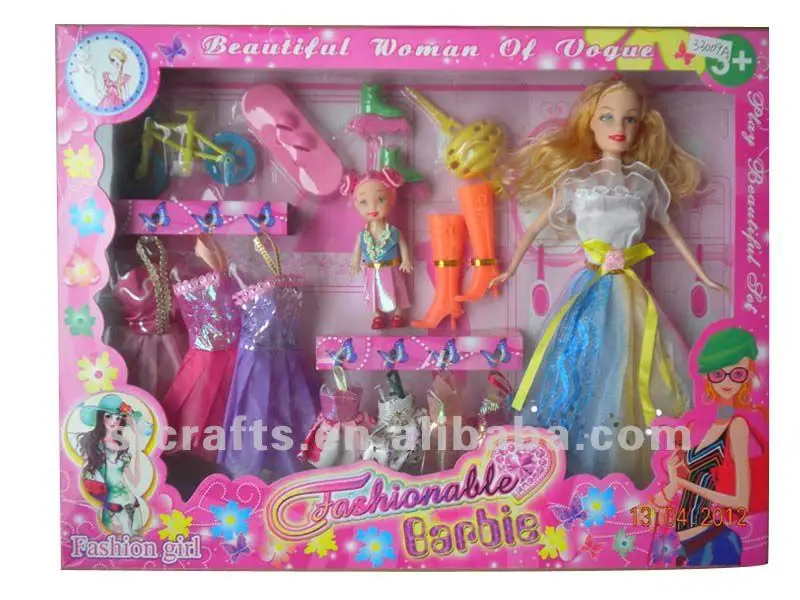Pretty Bobby Doll Set With Shoes Clothes Ornaments - Buy Doll,Pretty ...
