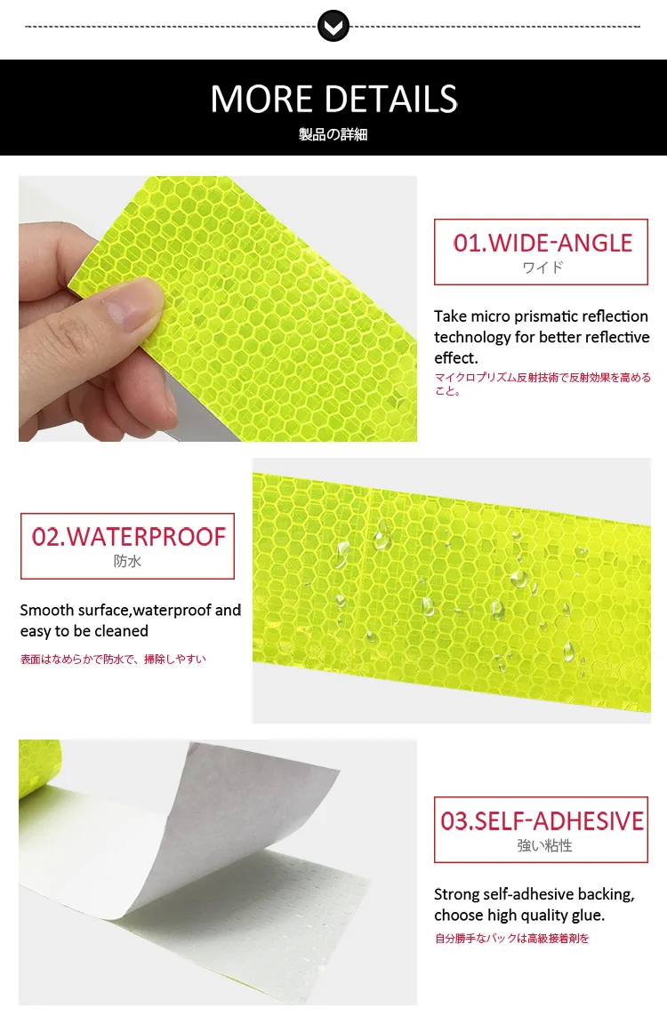 Traffic Yellow Reflective Pvc Vinyl Film Pvc Honeycomb Reflective Vinyl ...