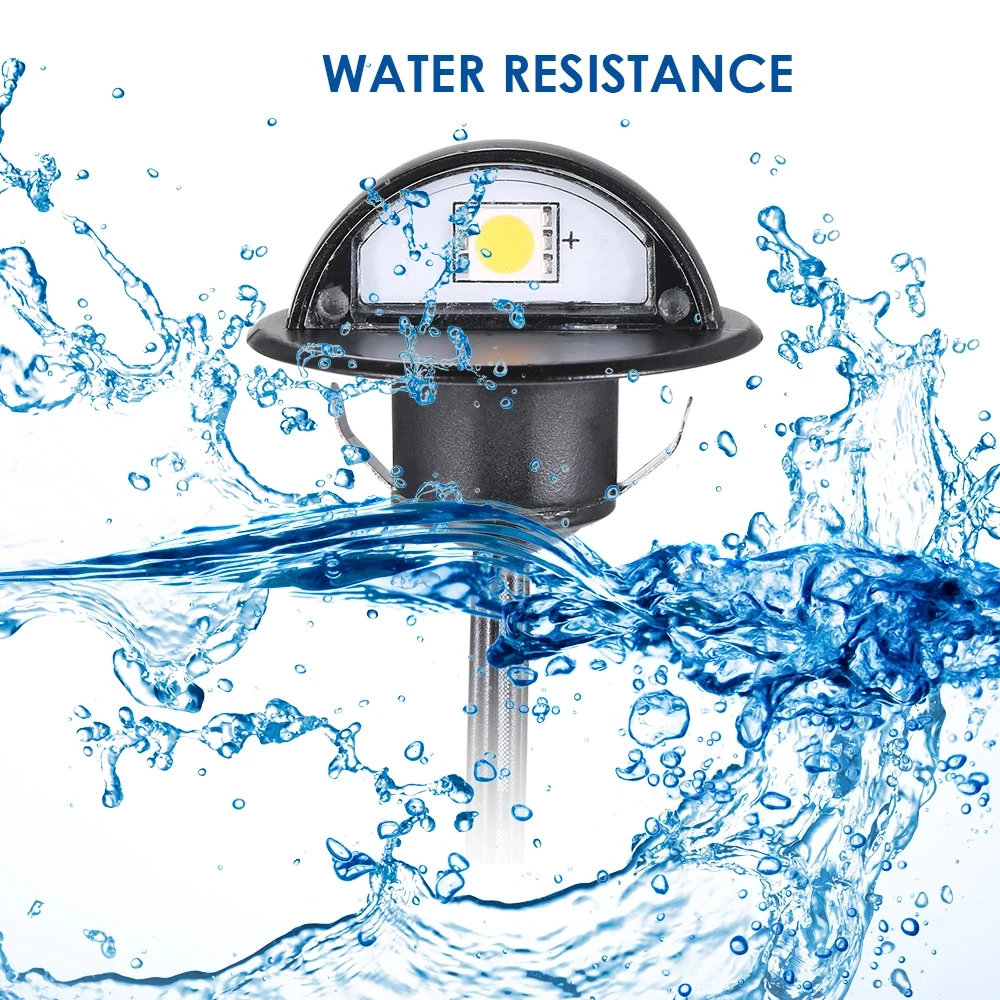 12v Ip65 Low Voltage Half Moon Eyelid Led Deck Rail Step Stair Fence ...