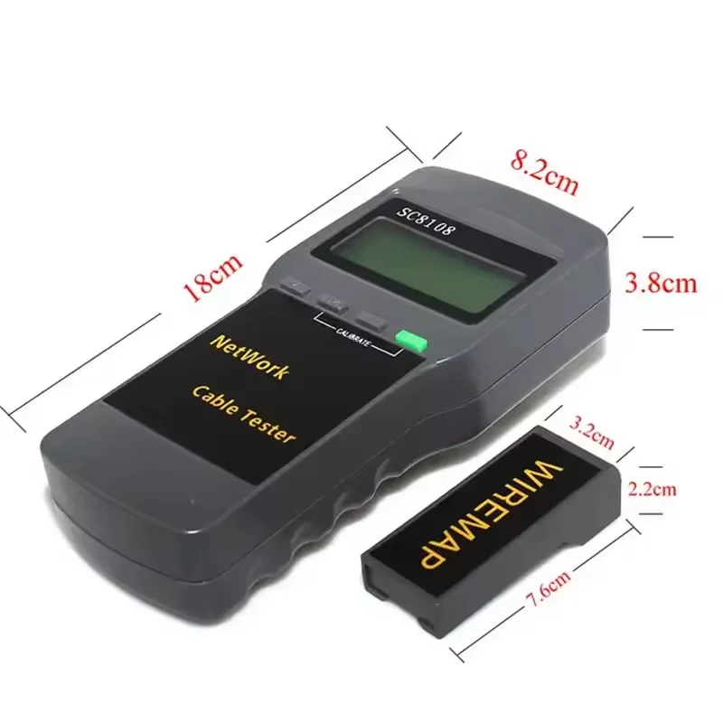 RJ45 SC8108 5E and 6E cable tester and wire tracker for ethernet ...