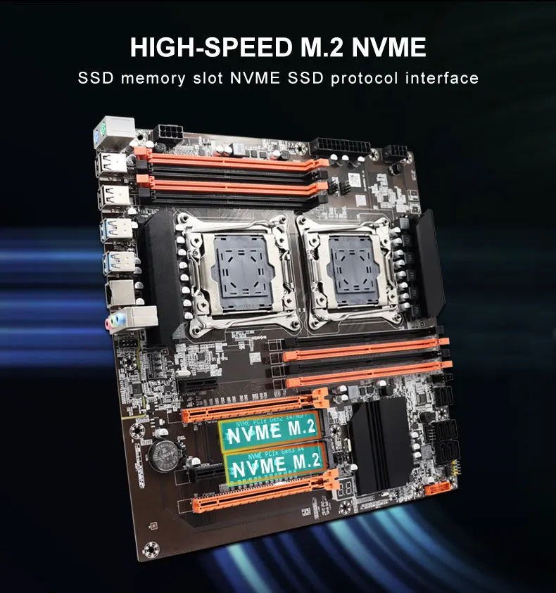 X99 Dual Cpu Motherboard Lga 2011 V3 E Atx Ddr4 Motherboard X99 Set
