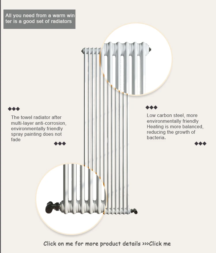 SUN-R7 Cast Iron Style Duel Column Designer Radiator Heater