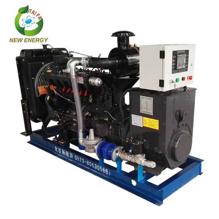 Small Biomass Power Electricity Generator - Straw Gas