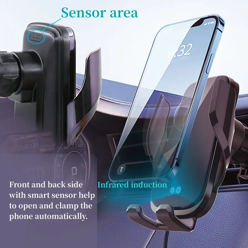 3R Automatically Wireless Fast Charging Retractable Car Charger With ...
