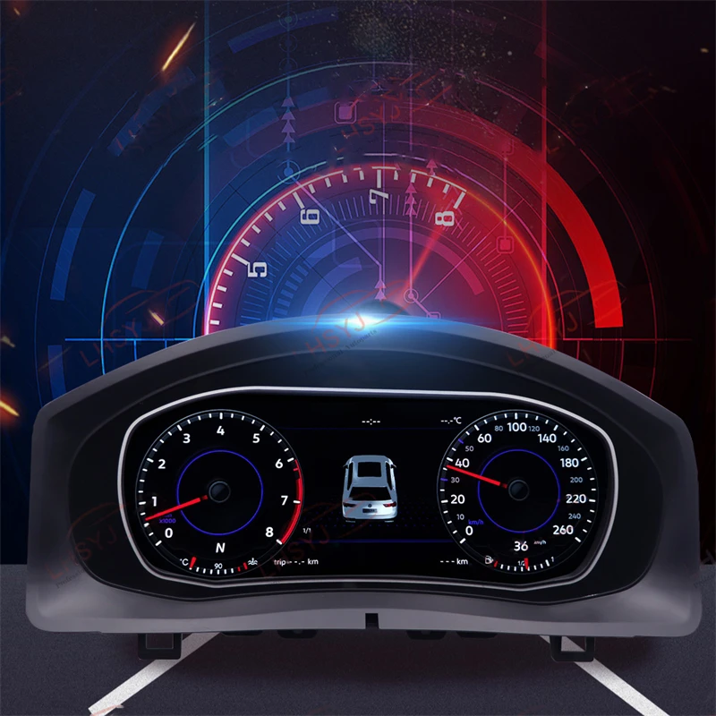 Digital Dashboard Panel Virtual Instrument Cluster Cockpit Lcd ...