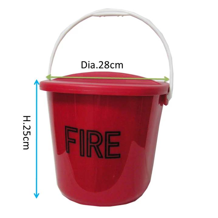 High-quality Plastic Fire Sand Bucket With Lid 10l Volume - Buy Fire ...