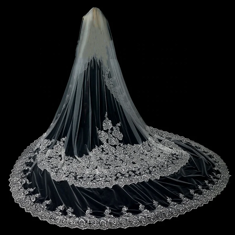 Bride Main Wedding Veil Super Fairy Korean Style Long Long Tail Veil ...