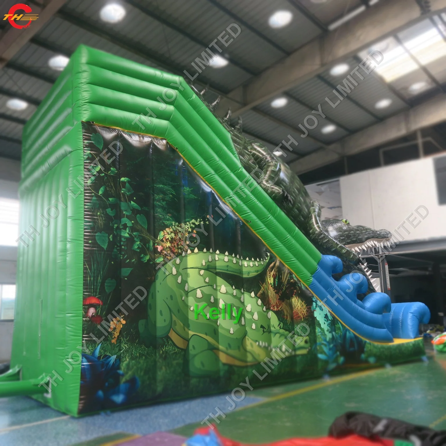10x4m Giant Alligator Inflatable Slide - Commercial Fun