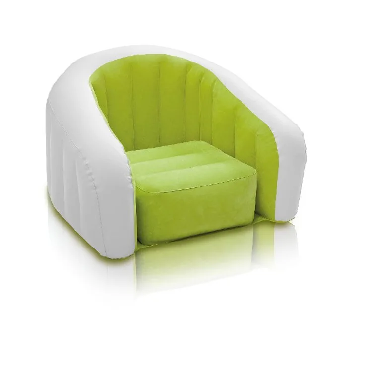 Modern Furniture White Plastic Inflatable Lounger Air Cushion Sofa ...