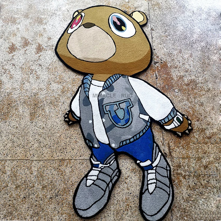 Custom Rug Modern Cd Pattern Hand Tufted 3d Customized Logo Rug Custom ...