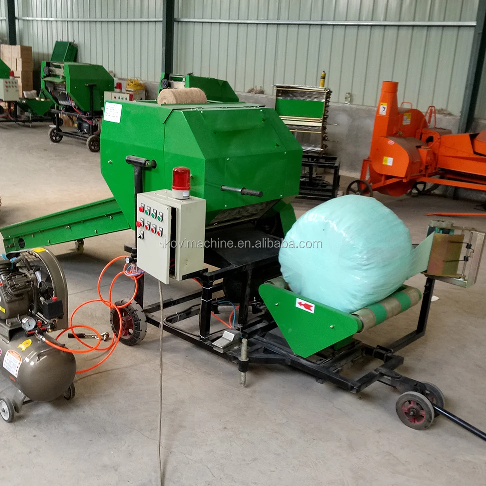 Best Price 50kg Silage Round Baler Wrapper Peanut Straw Baler Packing ...