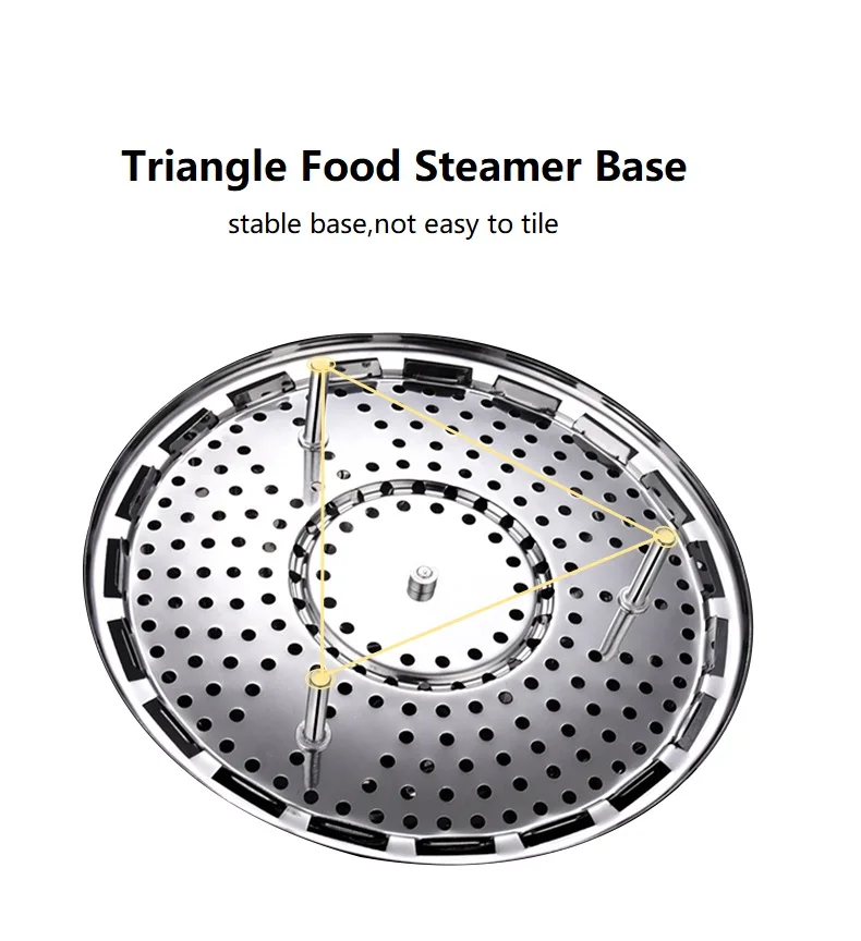 Perforated Stainless Steel Pot Steamer Rack - Durable & Versatile